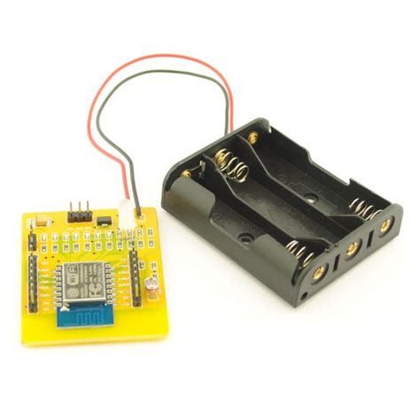 Esp8266 12 Board With Battery Holder Esp 12battery Esp8266 12 Board With Battery Holder Esp 12battery