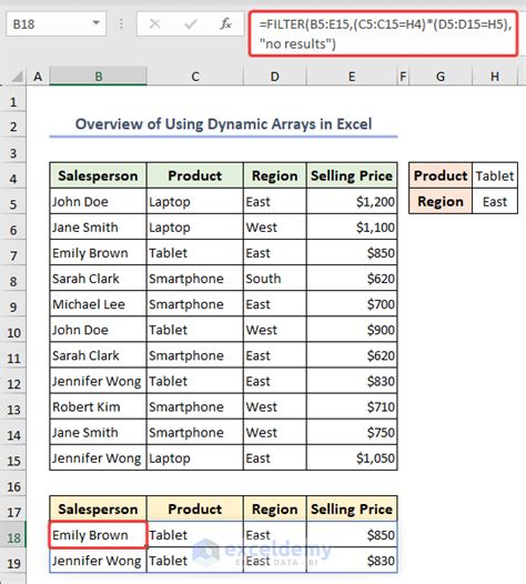 How To Use Dynamic Arrays In Excel 20 Useful Functions Exceldemy