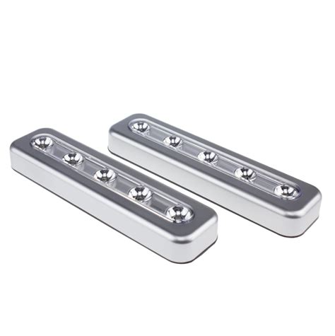 Silver LED Strip Push Light Pack Of Armeton Electrics