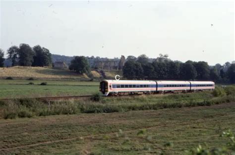 35mm Slide British Railway Br Diesel Class Dmu 159017 At Sherborne 05