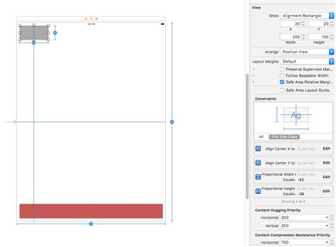 Objective C Autolayout Make Design According To Screen Size Ios
