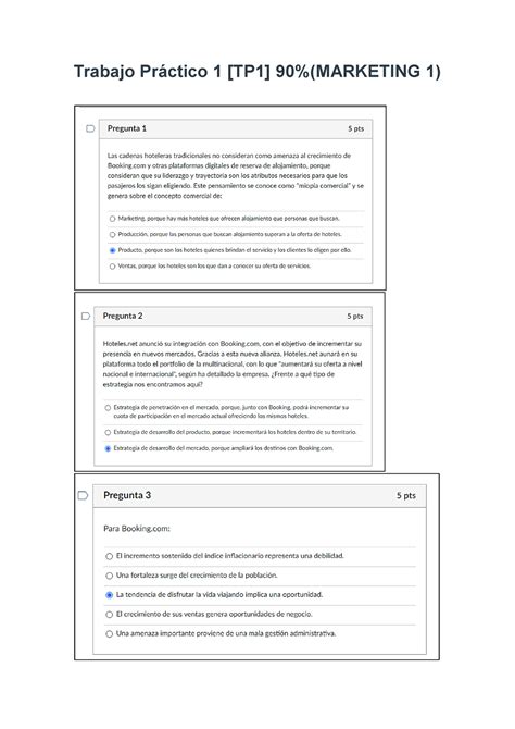 Trabajo Práctico TP MKT Marketing Trabajo Práctico TP