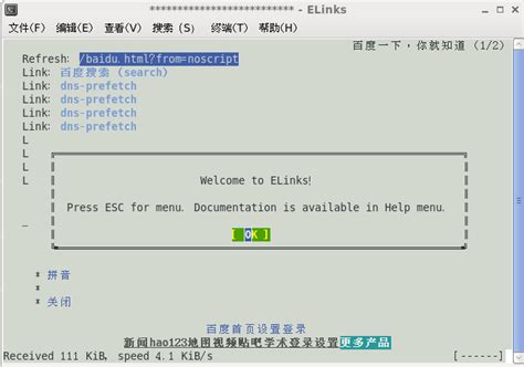 Linux基础命令 Elinks文本浏览器 阿里云开发者社区