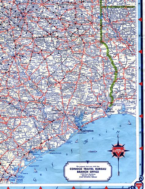 Old Highway Maps Of Texas Road Map Of Texas Highways Printable Maps