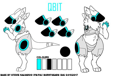 Qbit The Protogen Reference Sheet By Cyanqbit On Deviantart