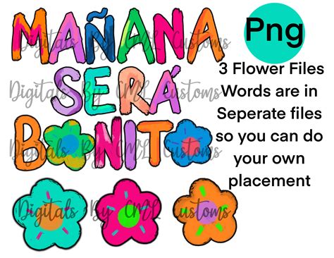 Mañana Será Bonito Png Digital Download Etsy Australia