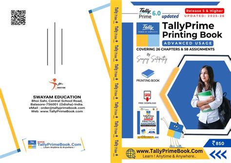 Tallyprime 6 Printing Book Advanced Usage Plus Free Download E Book Pdf ‘practical