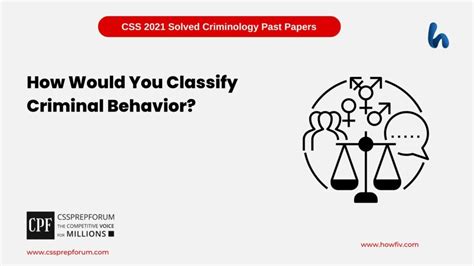 Classify Criminal Behaviour