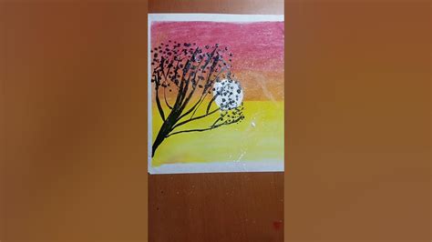 Oil Pastel Colour Scenery Panting Oilpastel Viral Ternding