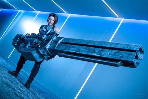 Jill Valentine With Railgun Cosplay By Anniegraves On Deviantart