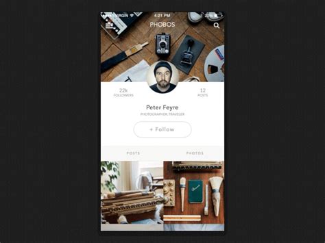 Parallax Scrolling Ux Animation By Maximlian Hennebach App Ui Design Mobile App Design Mobile