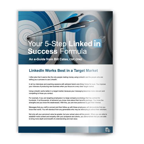 Free Download Your 5 Step Linkedin Success Formula Bill Cates