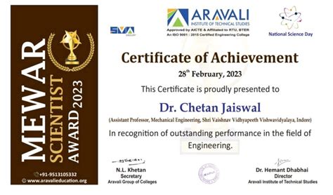 Dr Chetan Jaiswal On Linkedin On The Occasion Of National Science Day