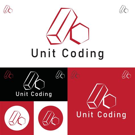 Coder Company Logominimalistic Digital Code Logo Programmer Icon