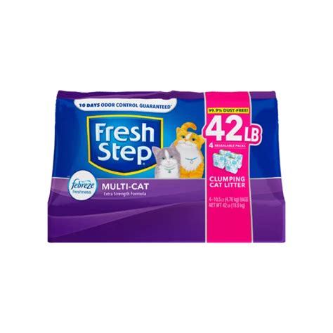 Fresh Step® With Febreze™ Clumping Multi Cat Clay Cat Litter Scented
