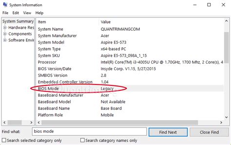 How To Check The Computer That Supports Efi Uefi Or Legacy