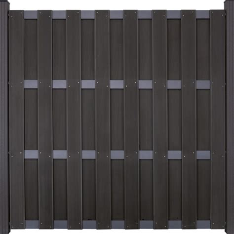 Groja Fertigzaun Anthrazit 180x180cm QR DB 703 Leymann Baustoffe