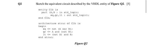solved q2 sketch the equivalent circuit described by the