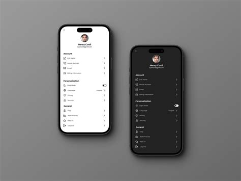 Profile Settings Concept Design Dailyui Day 7 By Tanmay Khilari On