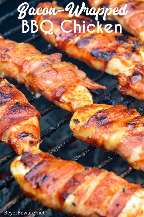 Grilled Bacon Wrapped Bbq Chicken Artofit