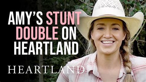 Heartland Season 15 Behind The Scenes With Amy Stunt Double Lindy