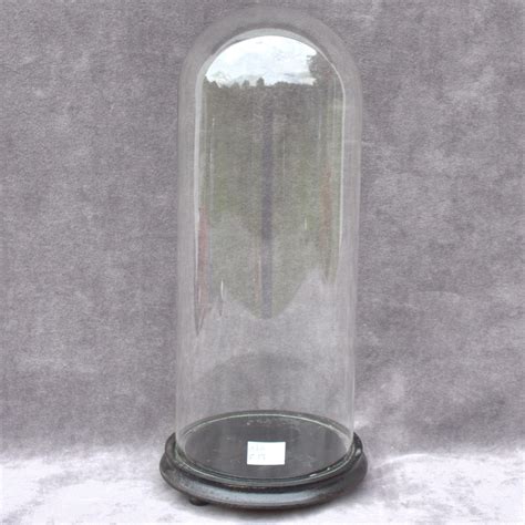 Antique Round Glass Dome Bell Jar Cloche 1692 X 669 43 X 17 Cm