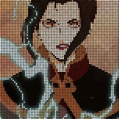 Azula Pattern Pixel Art Pattern Cross Stitch Art Tapestry Crochet