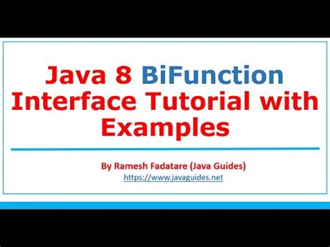 Java BiFunction Example