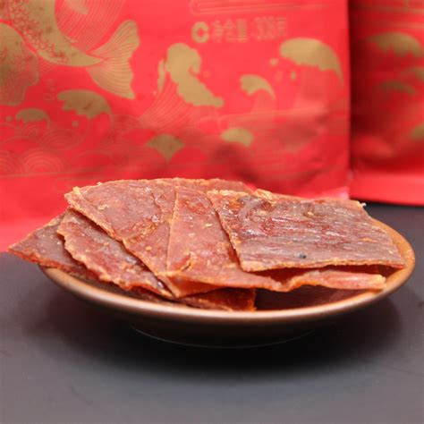 包邮靖江特产正宗原厂双鱼牌猪肉脯308g负片自然片200g休闲零食品虎窝淘