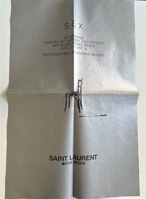 Sex By Madonna Tote Bag And Poster 2022 Art Basel Miami