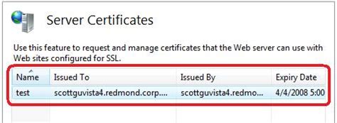 ScottGu S Blog Tip Trick Enabling SSL On IIS 7 0 Using Self Signed