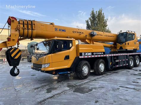 XCMG XCMG QY50KA 50 Ton Used Hydraulic Mounted Mobile Truck Crane