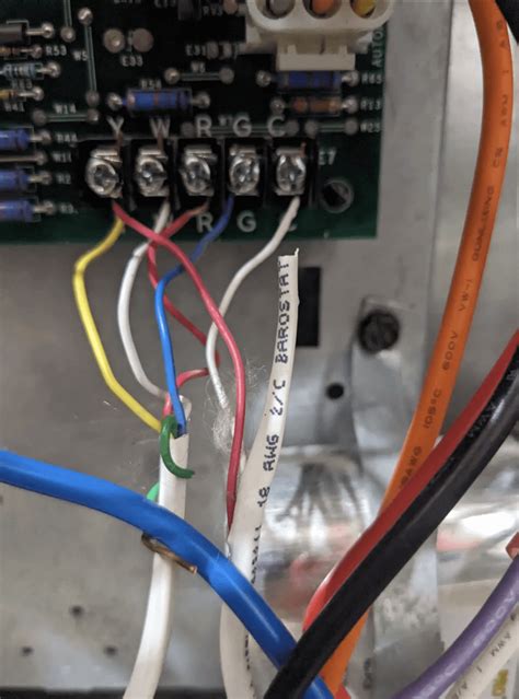 New Smart Thermostat Installation Question R Hvacadvice