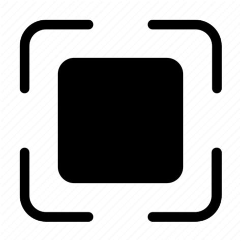 Basic Ecommerce Interface Qr Code Scan Solid Ui Icon Download