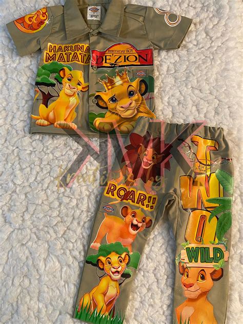 Lion King Dickie Set Kreations By Mk