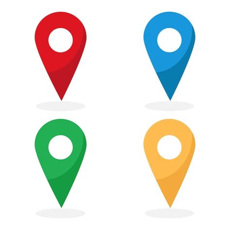 Premium Vector Set Of Point Pin Location