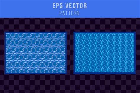 Set Of Blue Abstract Geometric Pattern With Lines Rhombuses Vector Background Blue Texture