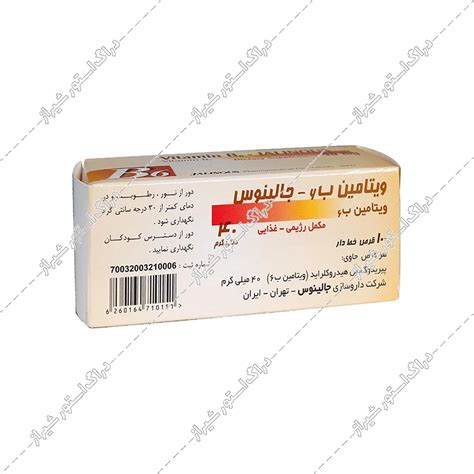 قرص ویتامین B6 جالینوس 100 عددی