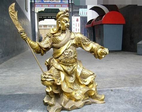Chin S Pure Bronze Drag O Guan Gong Guan Yu Guerreiro Est Tua De