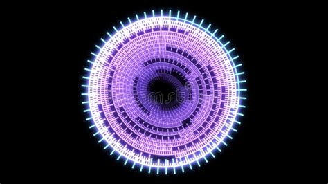 Circle Radial Patterns Purple Wobble Xl Animation Loop Stock Footage Video Of Reactive Vivid