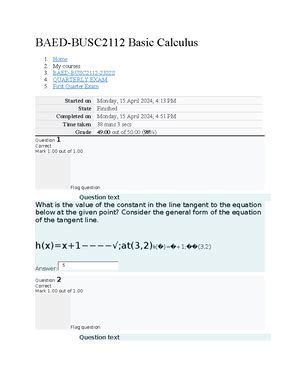 Baed Entr Entrepreneurship St Quarter Exam Baed Entr