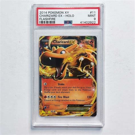Jual Charizard Ex 11106 Xy Flashfire Psa 9 Graded Pokemon Card Di
