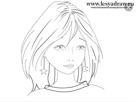 Как нарисовать девочку карандашом поэтапно для детей