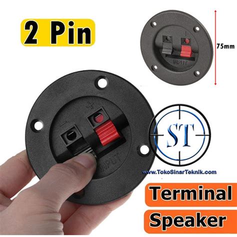Jual Terminal Speaker Plastik Bulat Connector Jepit Wire Way Mm BA C Kota Serang