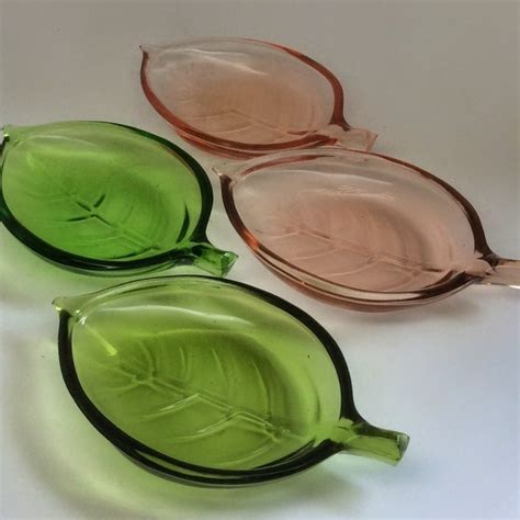 Fused Glass Leaf Etsy