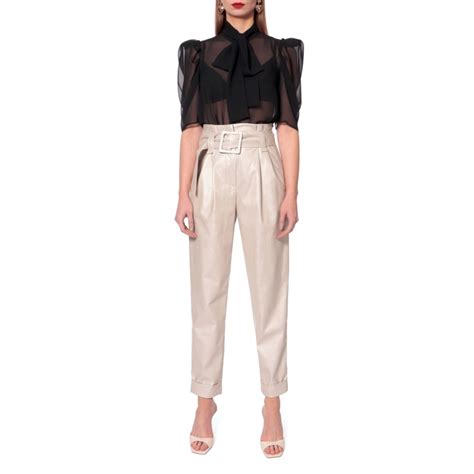 Angel Pure Black Short Puffed Sleeve Chiffon Blouse Aggi By Halewski