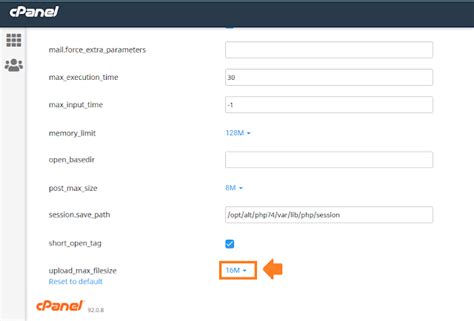 fix uploaded file exceeds upload maximum filesize directive