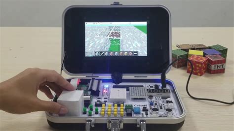 Play Minecraft With Crowpi Compact Raspberry Pi Educational Kit Youtube