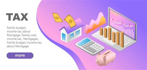 Premium Vector 3d Illustration Personal Tax Advice Online Service