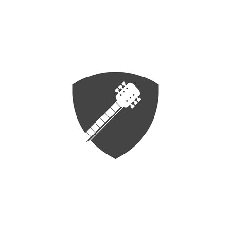 Guitar Logo Vector Illustration 14008204 Vector Art At Vecteezy